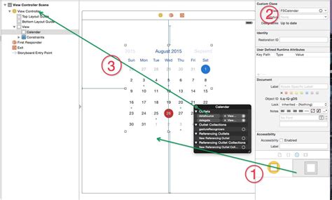 swiftで簡単にカレンダーを作ろう！ fscalendar xcode qiita