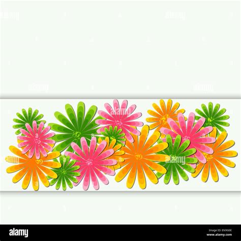 Beautiful Vector Flowers Stock Vector Image And Art Alamy