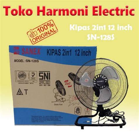 Promo Kipas Angin Besi Meja Dinding In Tornado Fan Sanex Inch SN
