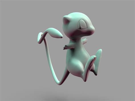 Mew 3d Print Model 3d Model 3d Printable Cgtrader