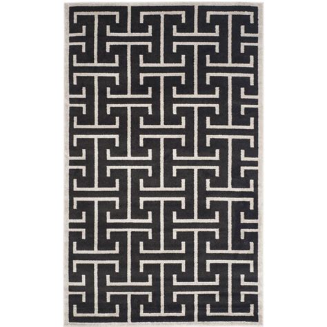 Safavieh Amherst Deborah Anthracite Light Grey 5 Ft X 8 Ft Indoor