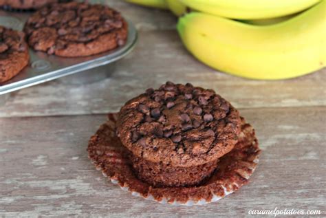 Caramel Potatoes Dark Chocolate Banana Muffins