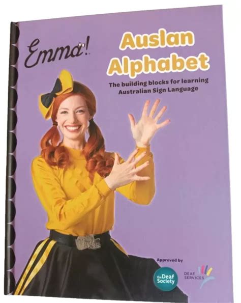 Auslan Alphabet Book Emma The Wiggles Sign Language Deaf Society