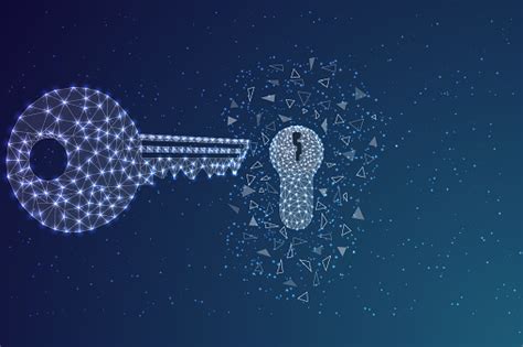 키와 별자리의 형태로 밤하늘에 열쇠 구멍 와이어 프레임 와이어 프레임 모델에 대한 스톡 벡터 아트 및 기타 이미지 와이어 프레임 모델 웹사이트 와이어프레임 은행 금고