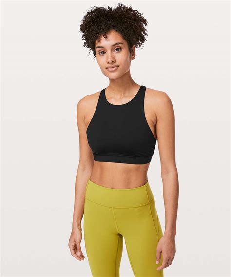 Lululemon Energy Bra High Neck Black Lulu Fanatics