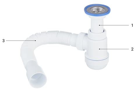 Схема сборки сифона