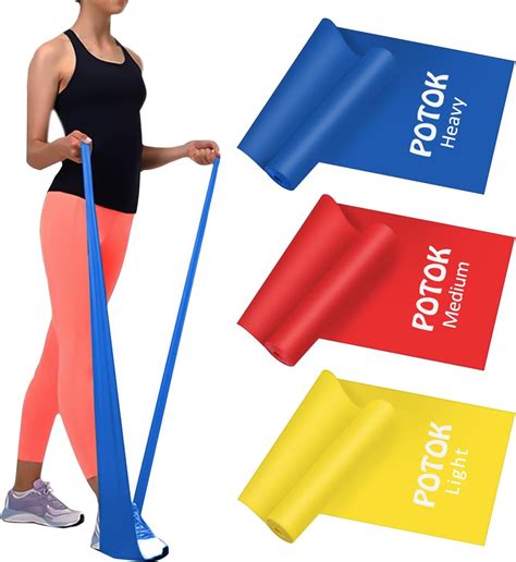Bandas Elásticas Fitness Piezas Bandas de Resistencia con Niveles para Hombre Mujer