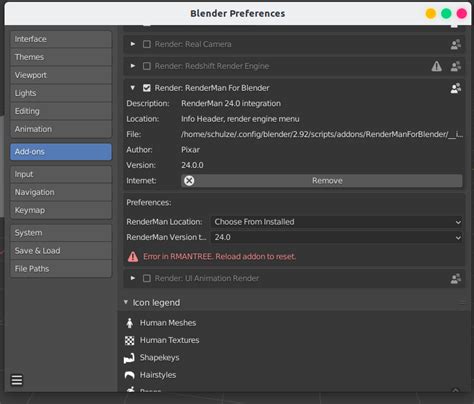 Linux Problem · Issue 602 · Prman Pixarrendermanforblender · Github