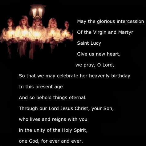 Daily Homilies Memorial Of Saint Lucy Virgin And Martyr
