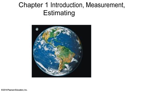 Physics Chapter 01 Measurements Lecture Chapter 1 Introduction Measurement Estimating