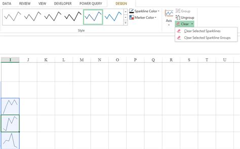 hướng dẫn thiết lập sparkline biểu thị dữ liệu hiệu quả trong excel