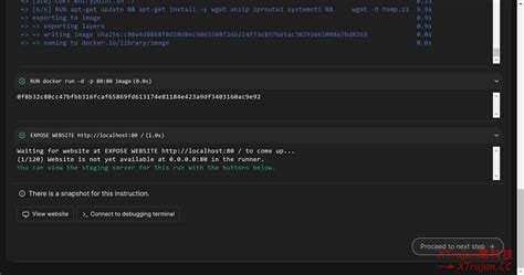 在webapp部署xray节点科学上网的图文教程 XTrojan黑科技