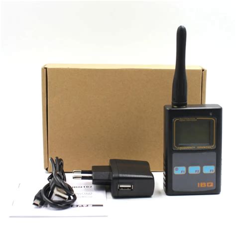 Black Mini Handheld Frequency IBQ101 50MHz 2 6GHz Professional Frequency Counter View Hand Held