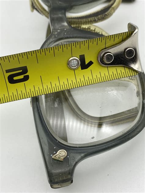 American Optical Vintage Horn Rim Glasses Mesh Flex F Gem