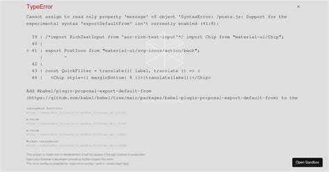 Admin On Rest Blog Example Codesandbox