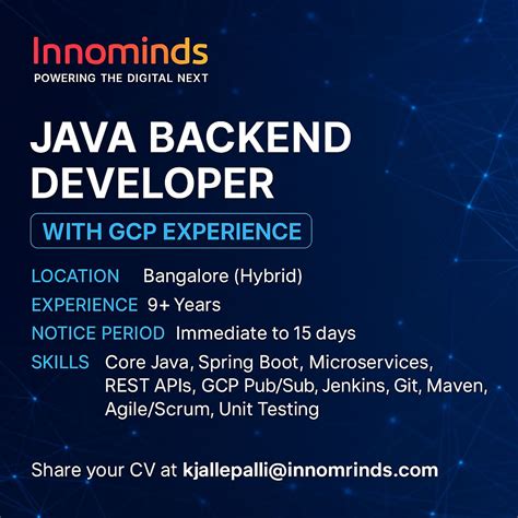 Hiring Javadeveloper Backenddeveloper Gcpjobs Techjobs Springboot