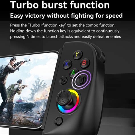 D Mobile Phone Stretch Band Light Gamepad Dual Hall Wireless Bluetooth Somatic Vibration Grip