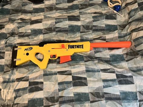 Nerf Fortnite Basr L Dart Blaster 6 Dart Clip 12 Elite Darts Bolt Action Toy £5 50 Picclick Uk