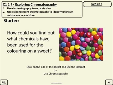Ks3 Chemistry Aqa C1 1 9 Exploring Chromatography Teaching Resources