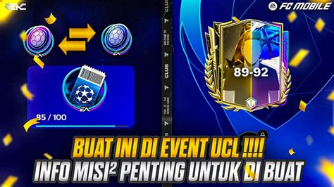 BUAT INI DI EVENT UCL INFO² PENTING UNTUK F2P FC MOBILE 24