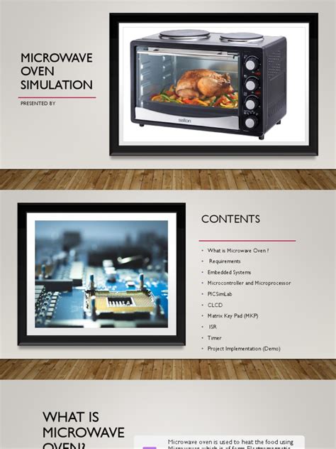 Microwave Oven 1 Pdf Embedded System Microcontroller