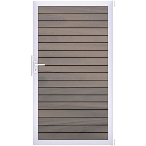 GroJa Steckzaun Tor Solid Rhombus 1 Flg EV1 Universal DIN Bi Color Co
