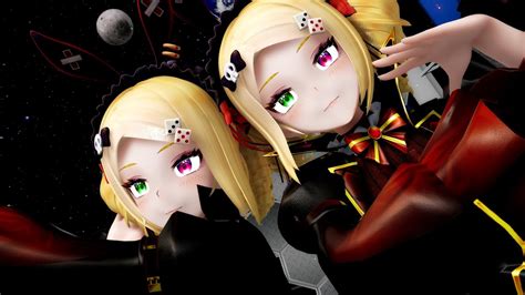 【mmd】双子のオーヴェルツィアちゃんでスターリースカイパレード Youtube