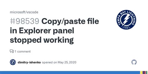 Copy Paste File In Explorer Panel Stopped Working Issue 98539