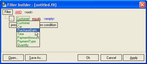 Using Filter Builder Dialog Vcl Devexpress Documentation