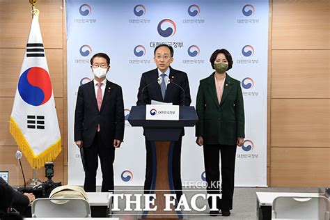 추경호 부총리 추가연장근로 일몰연장 법안 국회통과 촉구 호소문 발표 Tf사진관 포토 기사 더팩트