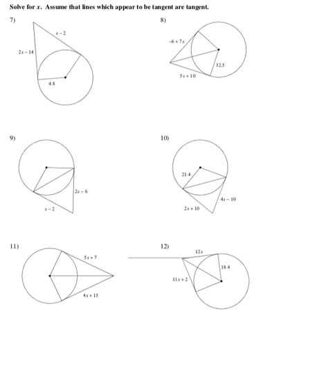 81 Property Of Tangents In Circles Mr MartÍnezs Math Virtual