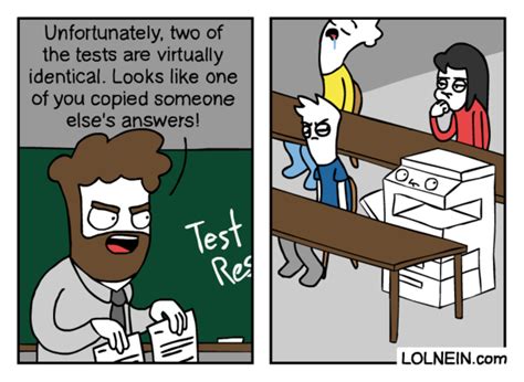 Identical Tests Meme Guy