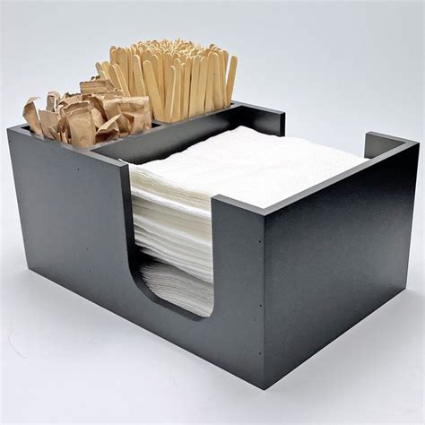 Органайзер барний для цукру паличок та серветок на 3 відділення