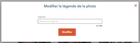 Comment modifier la légende dune photo sur mon album Familink