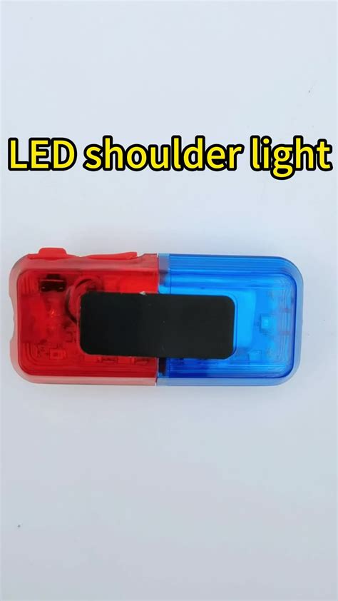 Outdoor Traffic Safety Rechargeable Led Strobe Flashing Shoulder Light Led Warning Light Traffic