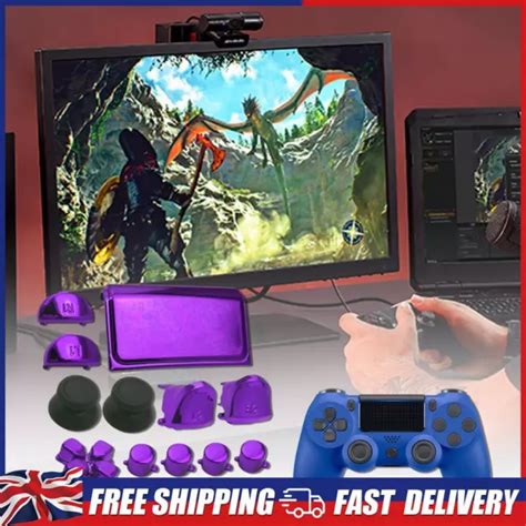 Full Set Replacement Buttons Abxy Buttons For Ps4 Slim Game Controller