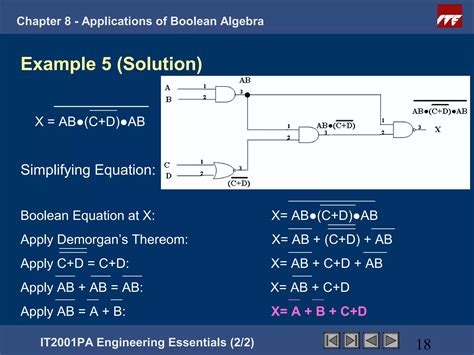 Ee2 Chapter8 Applicationsofbooleanalgebra Ppt