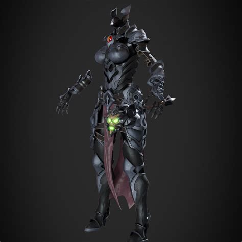 Darksiders 3 Fury Armor Sin Talisman And Whip For Cosplay And Render