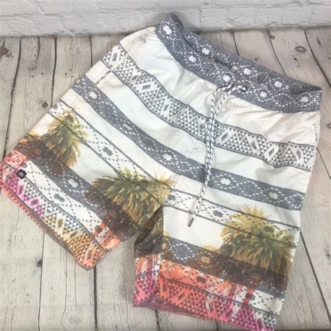 Micros Polyester Swim Trunks For Men Mercari