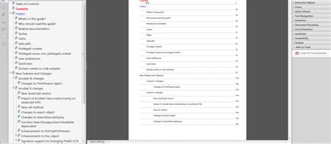 Custom Made Scripts For Adobe® Products Acrobat Create Table Of Contents Toc In A Pdf File