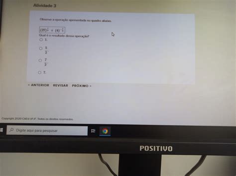Observe A Operação Apresentada No Quadro Abaixo REVOEDUCA