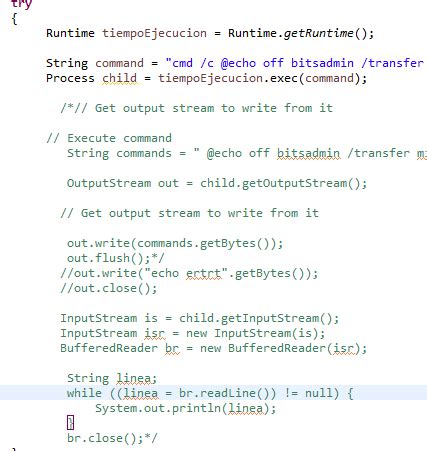 ejecutar cmd desde java Stack Overflow en español