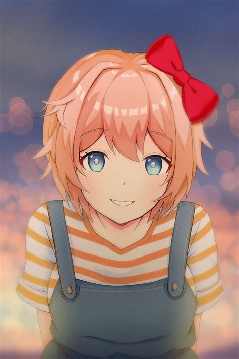 Sayori Doki Doki Literature Club Drawn By Infinitysideddie Danbooru