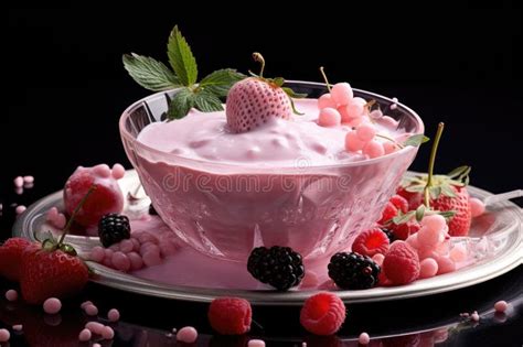 Es Buah Or Sop Buah Is An Indonesian Iced Fruit Cocktail Dessert Stock