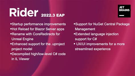Jetbrains Rider On Twitter The Rider 2022 3 Eap Starts Today ⏱