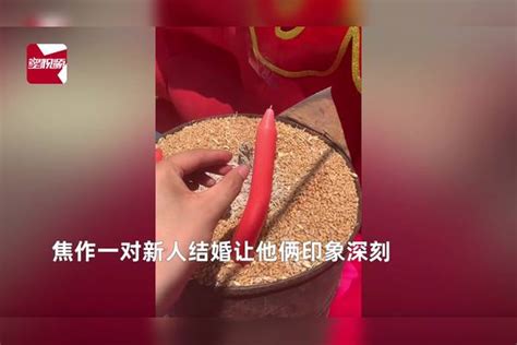 河南超高温逼近40度新人办户外婚礼被热炸连蜡烛都顶不住了 婚礼 蜡烛 新人