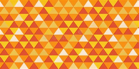 Cheerful Orange And Yellow Triangle Pattern For Playful Room Decor Generative By Ai Stock