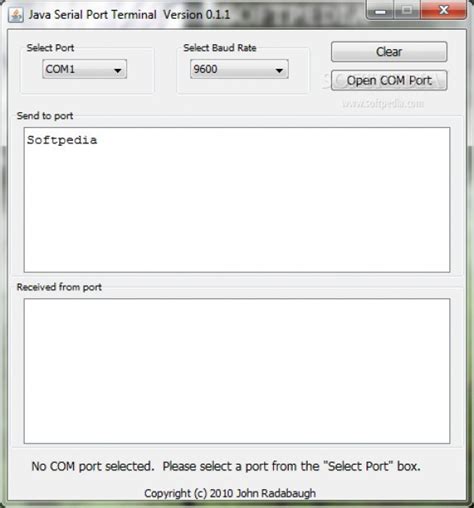 Java Serial Port Windows At Susan Callahan Blog
