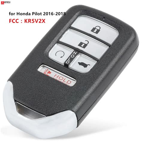 Keyecu New Smart Car Key Shell Replacement Remote Key Shell Case Fob