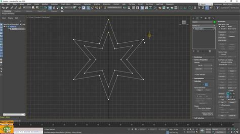 3ds Max Script Course 016 Delete Spline Outline Edges Youtube
